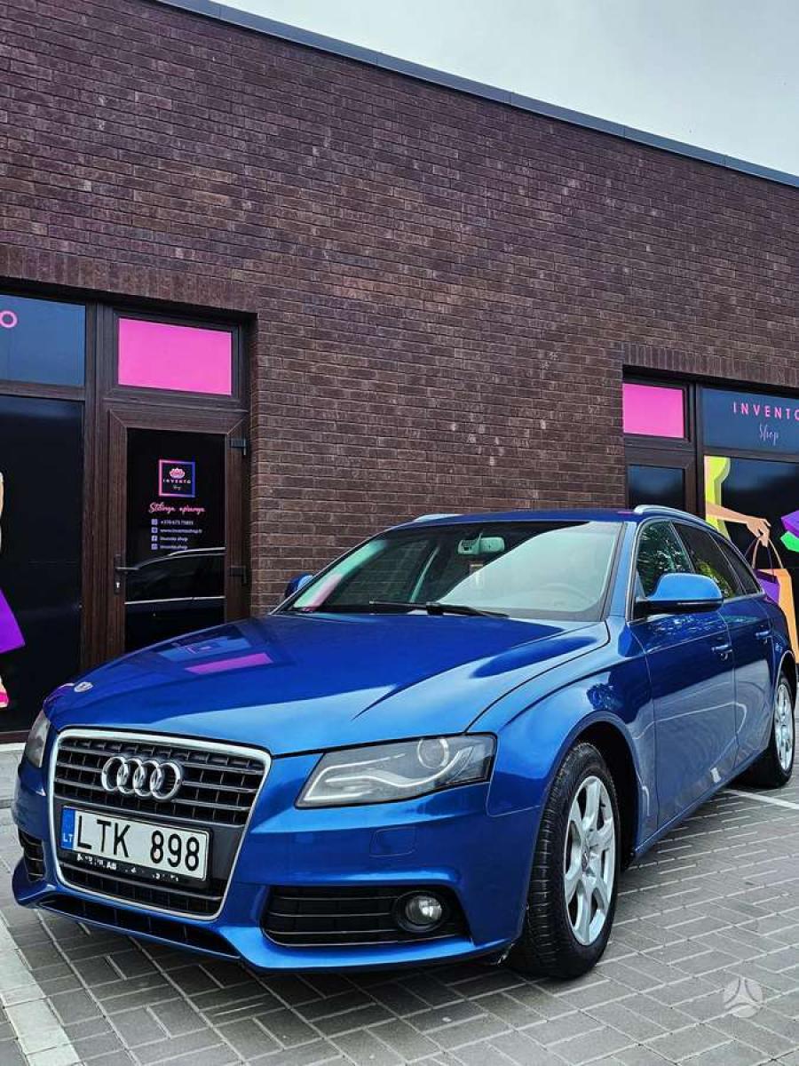 Blue Audi A4 2009 in Kaisiadorys, with an engine capacity of 2.00 L and mileage of 310 thousand km for 4999 €, photo 7 on AUTOMOTO.COM.LV
