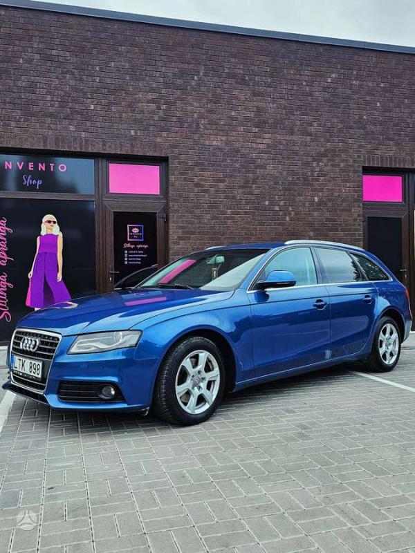 Blue Audi A4 2009 in Kaisiadorys, with an engine capacity of 2.00 L and mileage of 310 thousand km for 4999 €, photo 7 on AUTOMOTO.COM.LV
