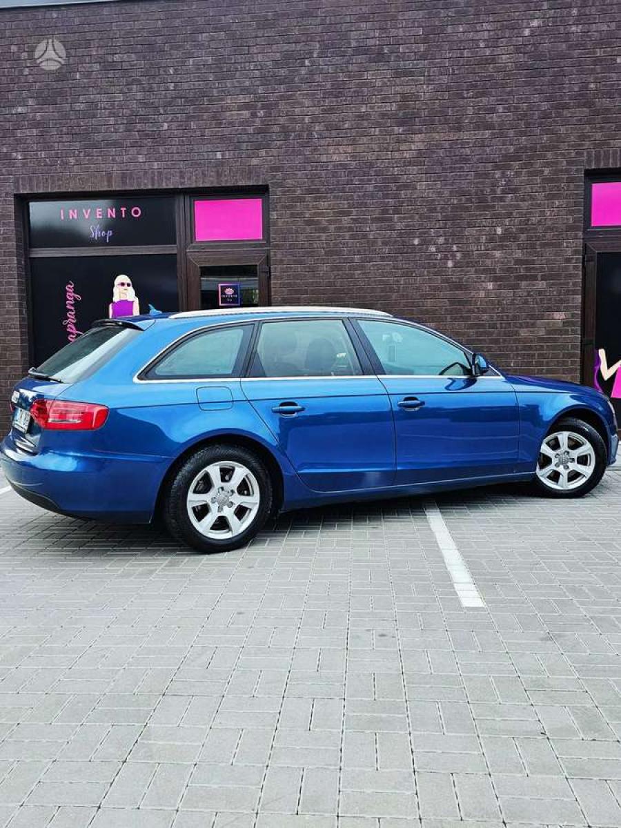 Blue Audi A4 2009 in Kaisiadorys, with an engine capacity of 2.00 L and mileage of 310 thousand km for 4999 €, photo 17 on AUTOMOTO.COM.LV