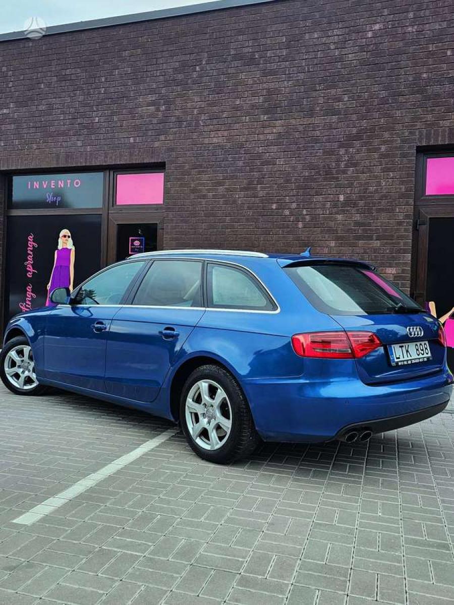 Blue Audi A4 2009 in Kaisiadorys, with an engine capacity of 2.00 L and mileage of 310 thousand km for 4999 €, photo 18 on AUTOMOTO.COM.LV