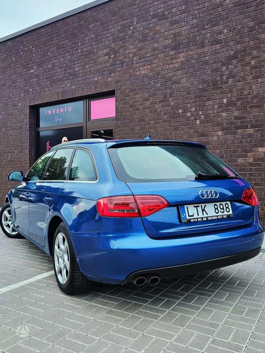 Blue Audi A4 2009 in Kaisiadorys, with an engine capacity of 2.00 L and mileage of 310 thousand km for 4999 €, photo 19 on AUTOMOTO.COM.LV