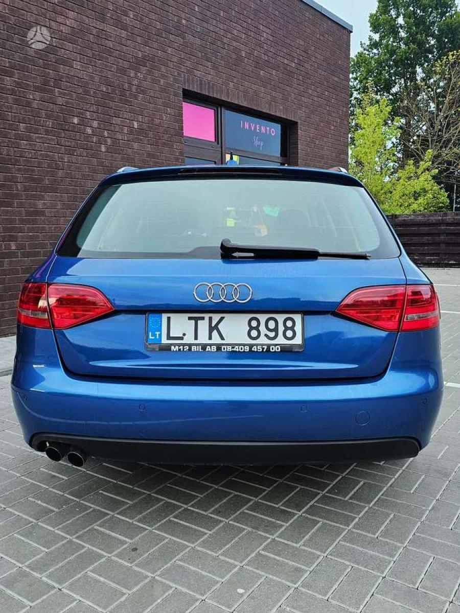 Blue Audi A4 2009 in Kaisiadorys, with an engine capacity of 2.00 L and mileage of 310 thousand km for 4999 €, photo 21 on AUTOMOTO.COM.LV