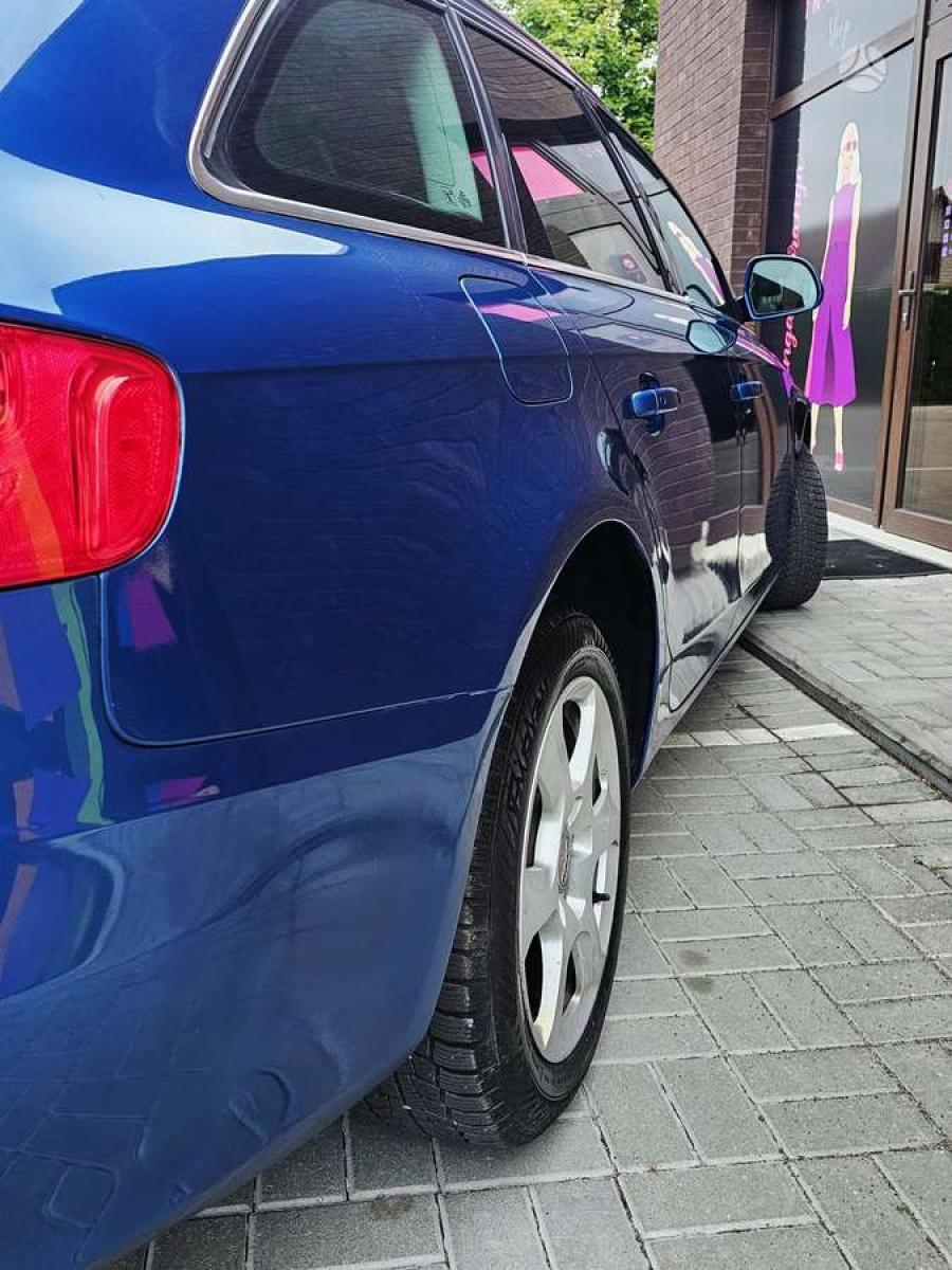 Blue Audi A4 2009 in Kaisiadorys, with an engine capacity of 2.00 L and mileage of 310 thousand km for 4999 €, photo 23 on AUTOMOTO.COM.LV