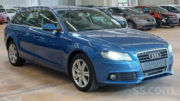 Blue Audi A4 2009 in Riga, with an engine capacity of 2.00 L and mileage of 255 thousand km for 6480 €, photo 2 on AUTOMOTO.COM.LV