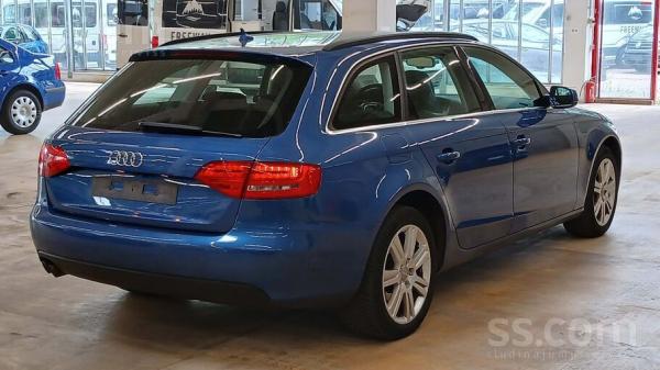 Blue Audi A4 2009 in Riga, with an engine capacity of 2.00 L and mileage of 255 thousand km for 6480 €, photo 4 on AUTOMOTO.COM.LV