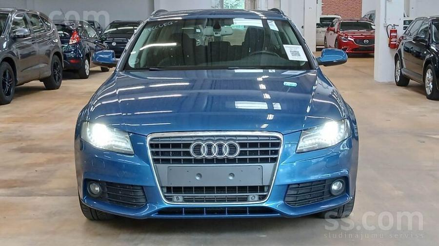 Blue Audi A4 2009 in Riga, with an engine capacity of 2.00 L and mileage of 255 thousand km for 6480 €, photo 9 on AUTOMOTO.COM.LV