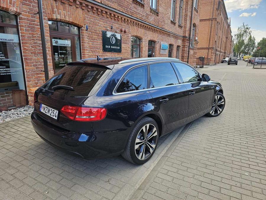 Blue Audi A4 2009 in Kaunas, with an engine capacity of 1.97 L and mileage of 310 thousand km for 5800 €, photo 12 on AUTOMOTO.COM.LV