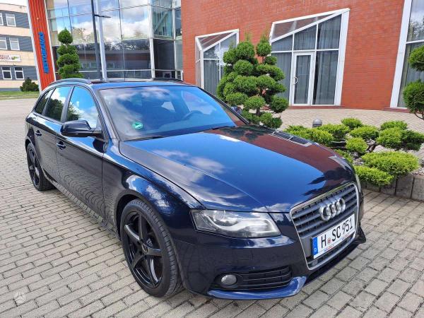 Audi A4 2009 in Marijampole on AUTOMOTO.COM.LV Blue Audi A4 2009 in Marijampole, with an engine capacity of 1.97 L and mileage of 280 thousand km for 4550 €, photo 3 on AUTOMOTO.COM.LV