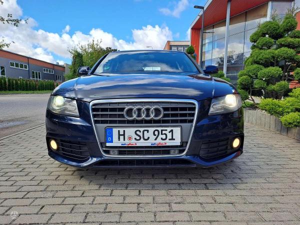 Audi A4 2009 in Marijampole on AUTOMOTO.COM.LV Blue Audi A4 2009 in Marijampole, with an engine capacity of 1.97 L and mileage of 280 thousand km for 4550 €, photo 5 on AUTOMOTO.COM.LV