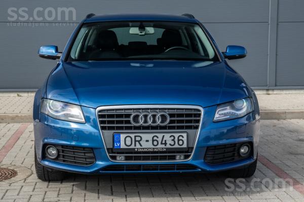 Audi A4 2009 in Riga on AUTOMOTO.COM.LV Blue Audi A4 2009 in Riga, with an engine capacity of 2.00 L and mileage of 255 thousand km for 5990 €, photo 3 on AUTOMOTO.COM.LV