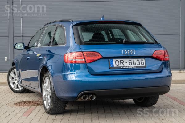 Audi A4 2009 in Riga on AUTOMOTO.COM.LV Blue Audi A4 2009 in Riga, with an engine capacity of 2.00 L and mileage of 255 thousand km for 5990 €, photo 7 on AUTOMOTO.COM.LV