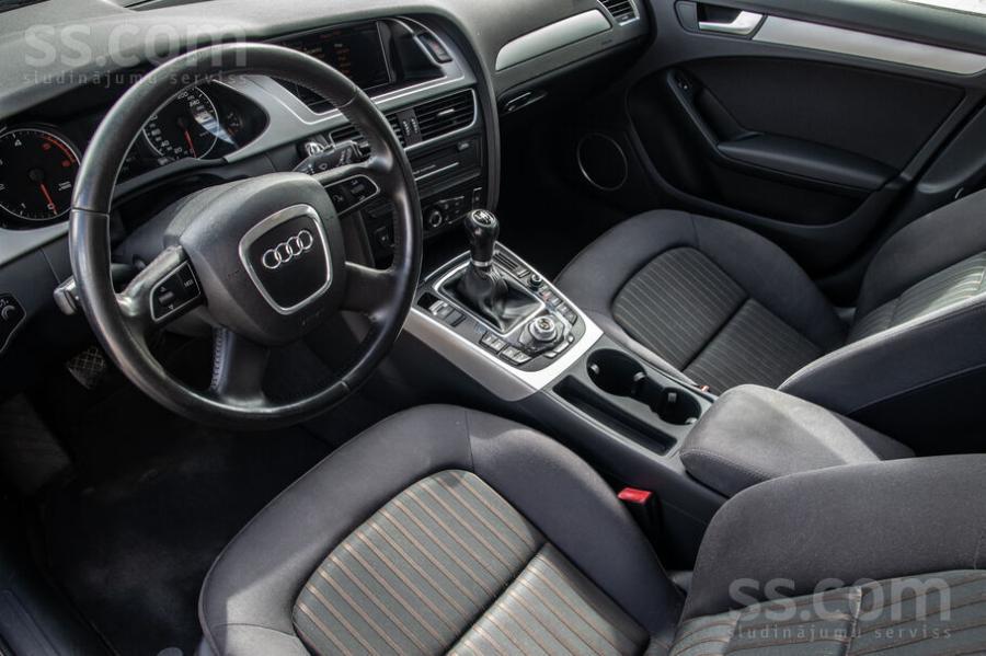 Blue Audi A4 2009 in Riga, with an engine capacity of 2.00 L and mileage of 255 thousand km for 5990 €, photo 20 on AUTOMOTO.COM.LV