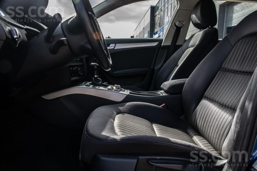 Blue Audi A4 2009 in Riga, with an engine capacity of 2.00 L and mileage of 255 thousand km for 5990 €, photo 22 on AUTOMOTO.COM.LV