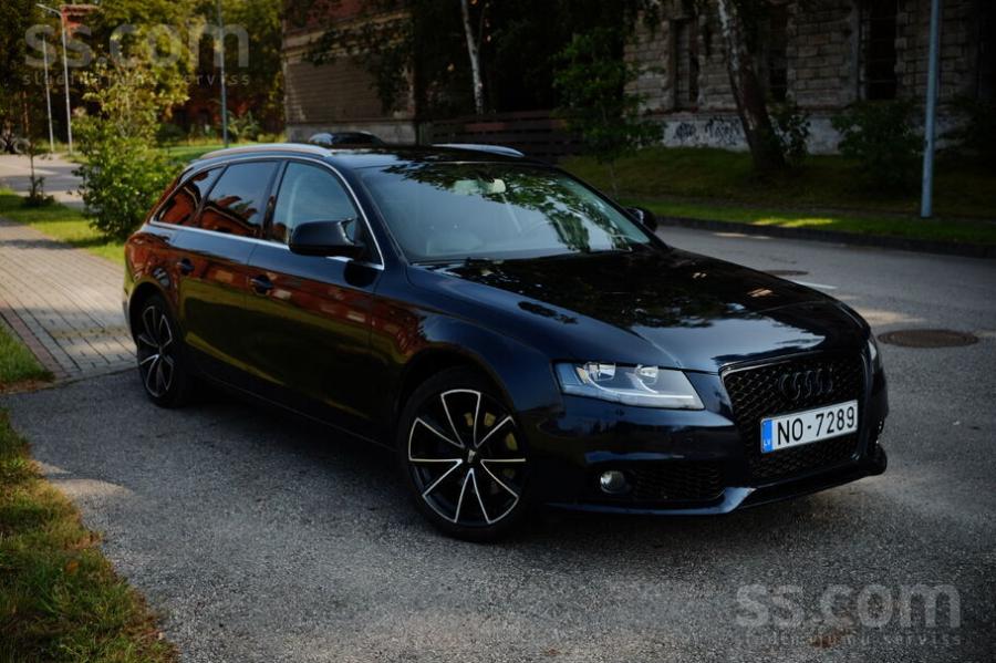 Zils Audi A4 2009 Liepāja, ar dzinēja tilpumu 2.00 L un nobraukumu 365 tūkst. km par 5500 €, foto 1 vietnē AUTOMOTO.COM.LV