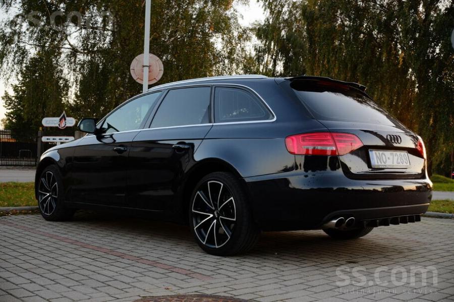 Zils Audi A4 2009 Liepāja, ar dzinēja tilpumu 2.00 L un nobraukumu 365 tūkst. km par 5500 €, foto 7 vietnē AUTOMOTO.COM.LV