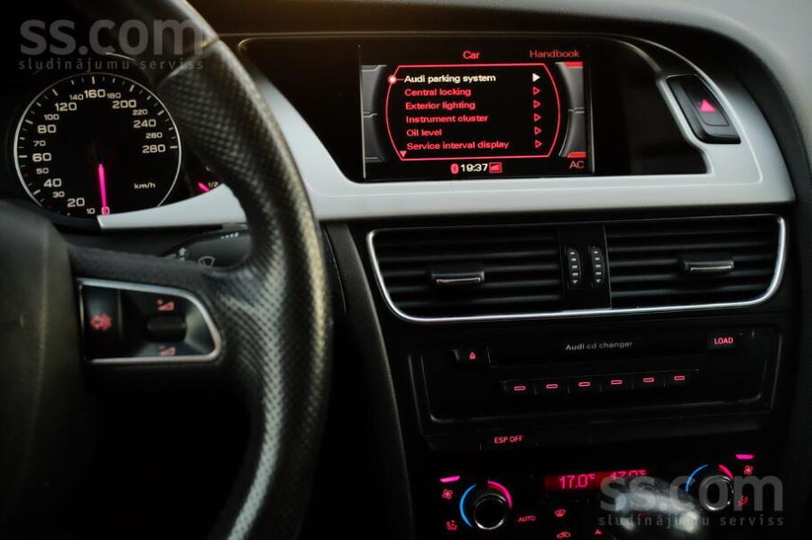 Zils Audi A4 2009 Liepāja, ar dzinēja tilpumu 2.00 L un nobraukumu 365 tūkst. km par 5500 €, foto 13 vietnē AUTOMOTO.COM.LV