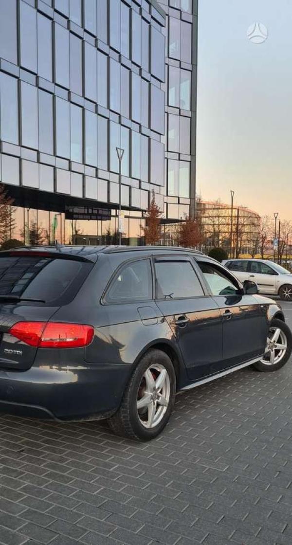 Blue Audi A4 2010 in Vilnius, with an engine capacity of 1.97 L and mileage of 418 thousand km for 4300 €, photo 4 on AUTOMOTO.COM.LV