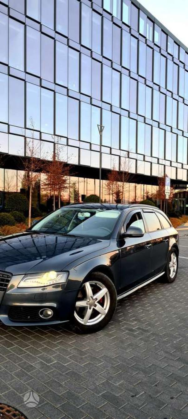 Blue Audi A4 2010 in Vilnius, with an engine capacity of 1.97 L and mileage of 418 thousand km for 4300 €, photo 9 on AUTOMOTO.COM.LV