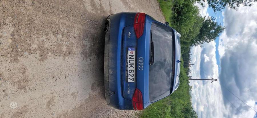 Blue Audi A4 2010 in Vilnius, with an engine capacity of 1.97 L and mileage of 321 thousand km for 1950 €, photo 5 on AUTOMOTO.COM.LV