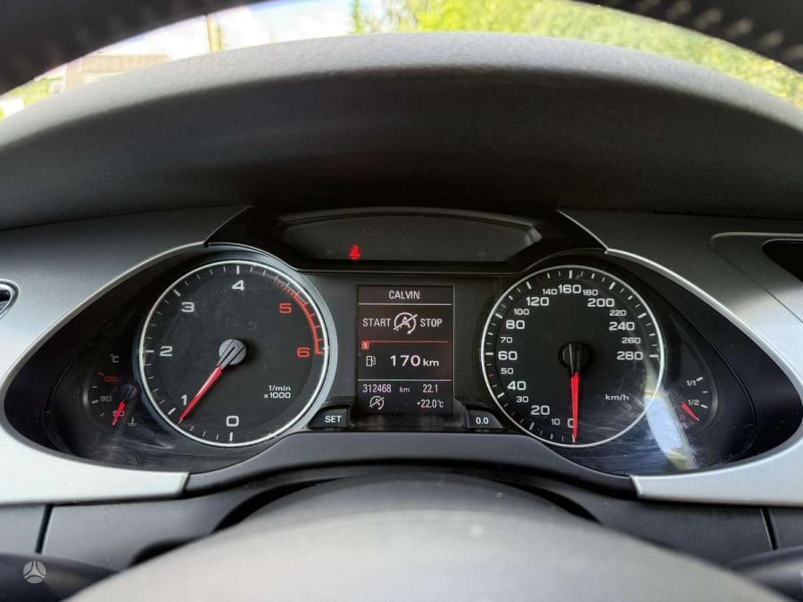 Zils Audi A4 2010 Utena, ar dzinēja tilpumu 1.97 L un nobraukumu 310 tūkst. km par 5650 €, foto 24 vietnē AUTOMOTO.COM.LV