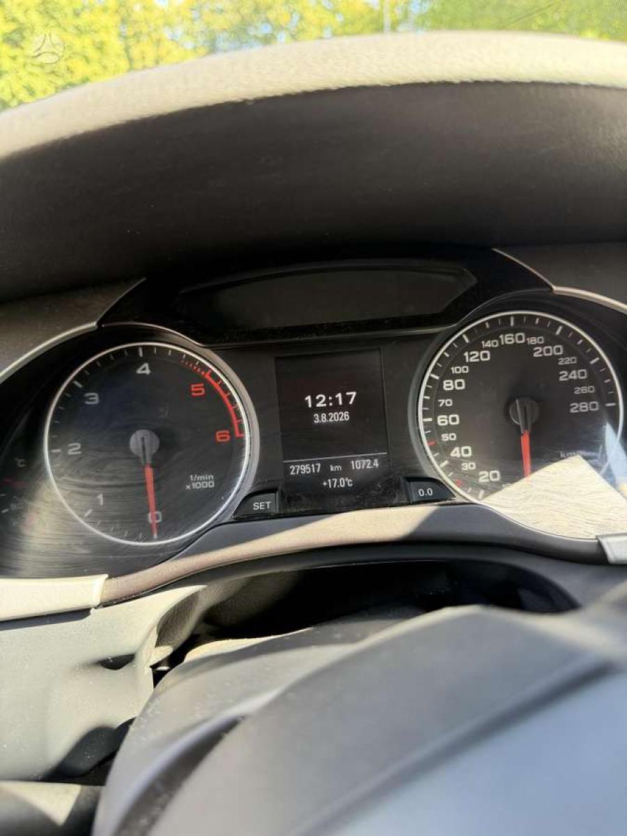Blue Audi A4 2010 in Panevezys, with an engine capacity of 1.97 L and mileage of 280 thousand km for 4500 €, photo 7 on AUTOMOTO.COM.LV