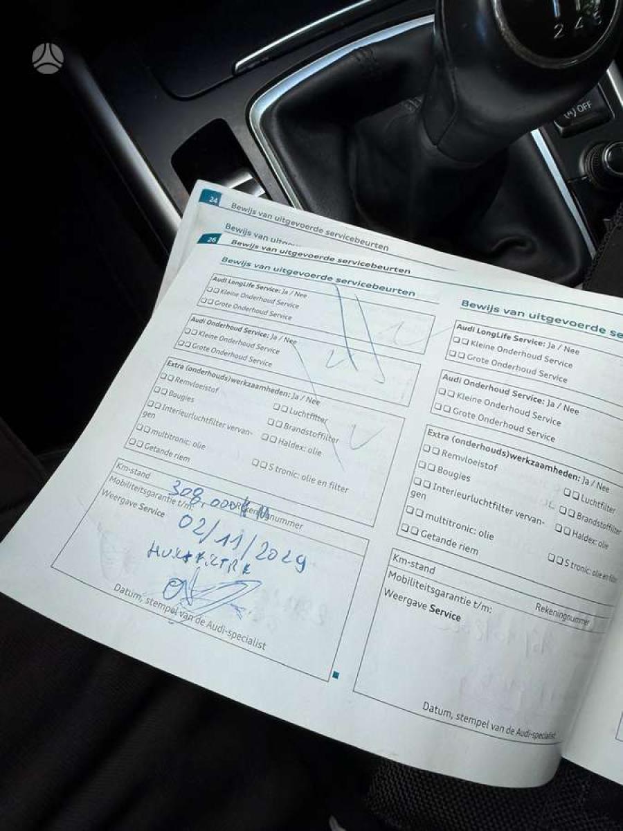 Blue Audi A4 2010 in Utena, with an engine capacity of 1.97 L and mileage of 310 thousand km for 5550 €, photo 22 on AUTOMOTO.COM.LV