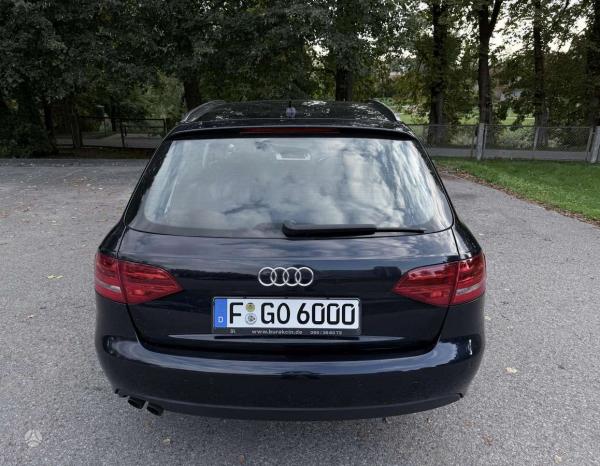 Blue Audi A4 2010 in Marijampole, with an engine capacity of 1.97 L and mileage of 264 thousand km for 4900 €, photo 7 on AUTOMOTO.COM.LV