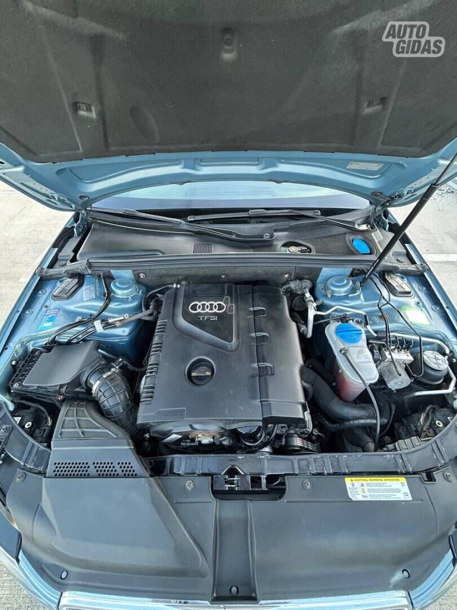 Blue Audi A4 2010 in Vilnius, with an engine capacity of 2.00 L and mileage of 310 thousand km for 4899 €, photo 19 on AUTOMOTO.COM.LV