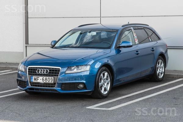 Blue Audi A4 2011 in Riga, with an engine capacity of 2.00 L and mileage of 384 thousand km for 4990 €, photo 1 on AUTOMOTO.COM.LV
