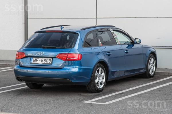 Blue Audi A4 2011 in Riga, with an engine capacity of 2.00 L and mileage of 384 thousand km for 4990 €, photo 4 on AUTOMOTO.COM.LV