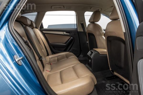 Blue Audi A4 2011 in Riga, with an engine capacity of 2.00 L and mileage of 384 thousand km for 4990 €, photo 10 on AUTOMOTO.COM.LV