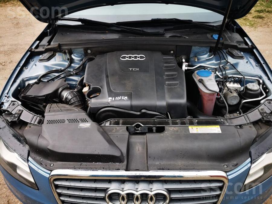 Zils Audi A4 2011 Daugavpils, ar dzinēja tilpumu 2.00 L un nobraukumu 215 tūkst. km par 6050 €, foto 11 vietnē AUTOMOTO.COM.LV