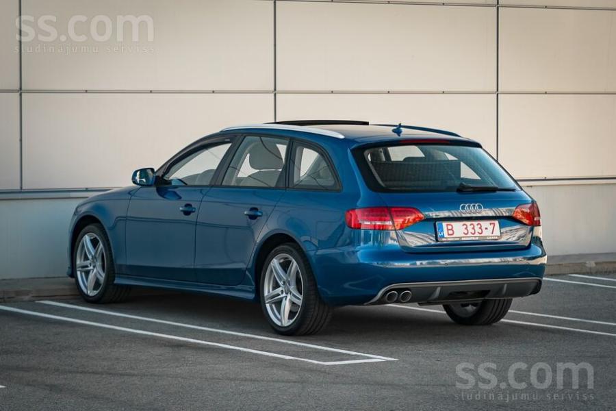Zils Audi A4 2011 Rīga, ar dzinēja tilpumu 2.00 L un nobraukumu 335 tūkst. km par 6995 €, foto 7 vietnē AUTOMOTO.COM.LV
