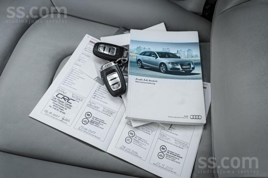 Zils Audi A4 2011 Rīga, ar dzinēja tilpumu 2.00 L un nobraukumu 335 tūkst. km par 6995 €, foto 30 vietnē AUTOMOTO.COM.LV