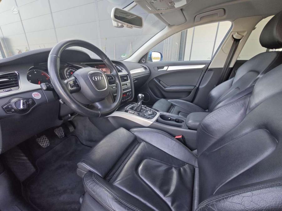Blue Audi A4 2011 in Vilnius, with an engine capacity of 3.00 L and mileage of 285 thousand km for 7490 €, photo 25 on AUTOMOTO.COM.LV