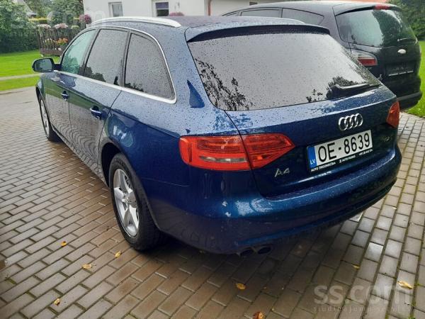 Blue Audi A4 2012 in Liepaja, with an engine capacity of 2.00 L and mileage of 159 thousand km for 8690 €, photo 3 on AUTOMOTO.COM.LV
