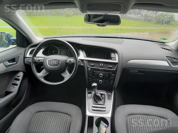 Blue Audi A4 2012 in Liepaja, with an engine capacity of 2.00 L and mileage of 159 thousand km for 8690 €, photo 9 on AUTOMOTO.COM.LV