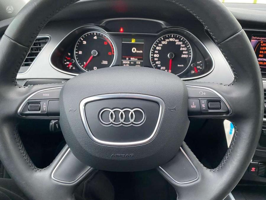 Blue Audi A4 2012 in Raseiniai, with an engine capacity of 1.97 L and mileage of 383 thousand km for 6100 €, photo 12 on AUTOMOTO.COM.LV