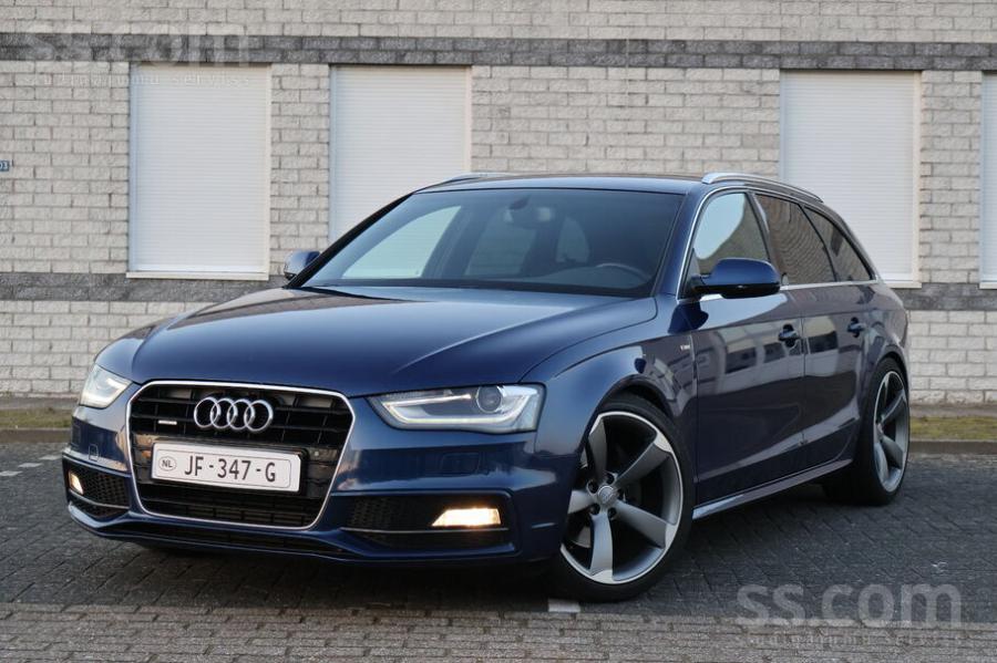 Blue Audi A4 2012 in Saldus, with an engine capacity of 3.00 L and mileage of 219 thousand km for 10695 €, photo 1 on AUTOMOTO.COM.LV
