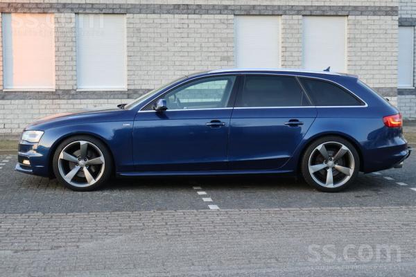 Blue Audi A4 2012 in Saldus, with an engine capacity of 3.00 L and mileage of 219 thousand km for 10695 €, photo 2 on AUTOMOTO.COM.LV