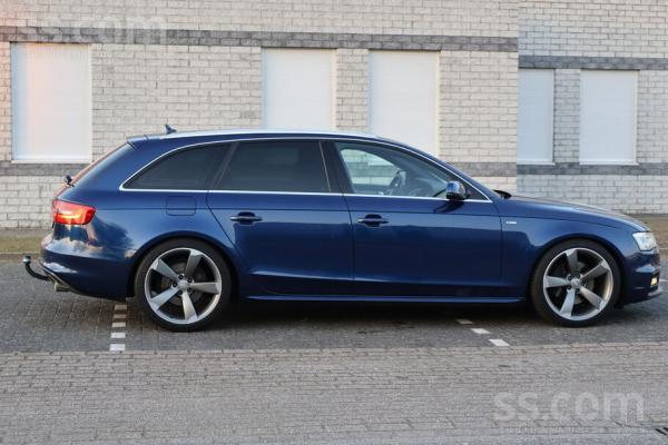 Blue Audi A4 2012 in Saldus, with an engine capacity of 3.00 L and mileage of 219 thousand km for 10695 €, photo 7 on AUTOMOTO.COM.LV