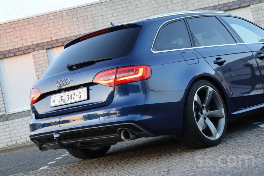 Blue Audi A4 2012 in Saldus, with an engine capacity of 3.00 L and mileage of 219 thousand km for 10695 €, photo 5 on AUTOMOTO.COM.LV