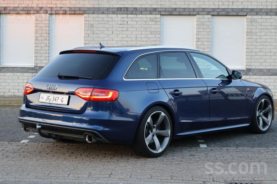 Blue Audi A4 2012 in Saldus, with an engine capacity of 3.00 L and mileage of 219 thousand km for 10695 €, photo 6 on AUTOMOTO.COM.LV