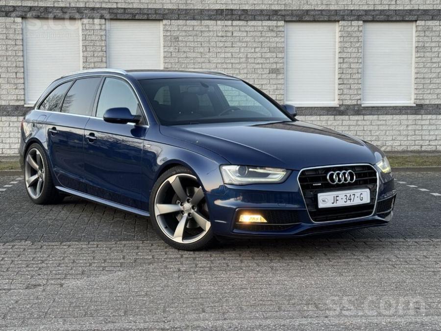 Blue Audi A4 2012 in Saldus, with an engine capacity of 3.00 L and mileage of 219 thousand km for 10695 €, photo 9 on AUTOMOTO.COM.LV