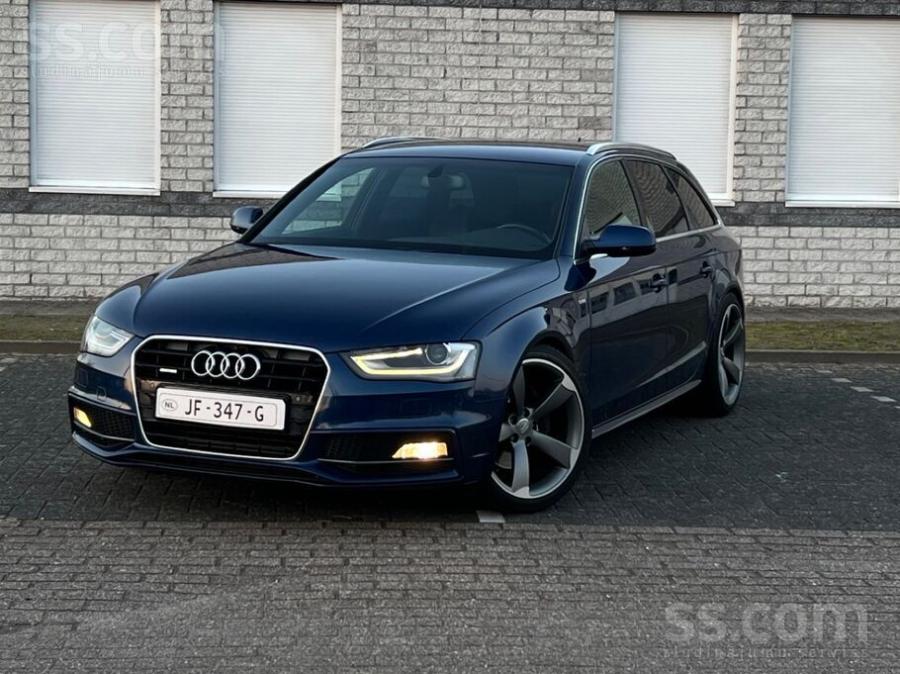 Blue Audi A4 2012 in Saldus, with an engine capacity of 3.00 L and mileage of 219 thousand km for 10695 €, photo 35 on AUTOMOTO.COM.LV