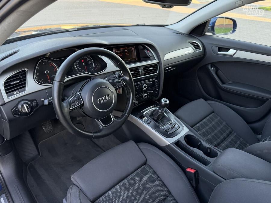 Zils Audi A4 2012 Kaišiadorys, ar dzinēja tilpumu 2.00 L un nobraukumu 310 tūkst. km par 5950 €, foto 24 vietnē AUTOMOTO.COM.LV