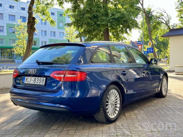 Blue Audi A4 2012 in Daugavpils, with an engine capacity of 2.00 L and mileage of 0 thousand km for 7390 €, photo 3 on AUTOMOTO.COM.LV