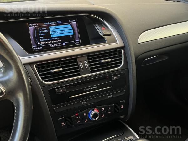 Blue Audi A4 2012 in Daugavpils, with an engine capacity of 2.00 L and mileage of 0 thousand km for 7390 €, photo 9 on AUTOMOTO.COM.LV
