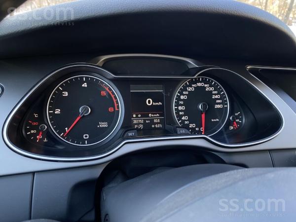 Blue Audi A4 2012 in Daugavpils, with an engine capacity of 2.00 L and mileage of 0 thousand km for 7390 €, photo 10 on AUTOMOTO.COM.LV
