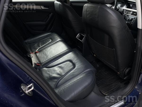Blue Audi A4 2012 in Riga, with an engine capacity of 2.00 L and mileage of 275 thousand km for 5790 €, photo 10 on AUTOMOTO.COM.LV